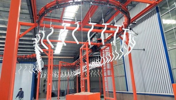 Powder Coating Conveyor: Hinah